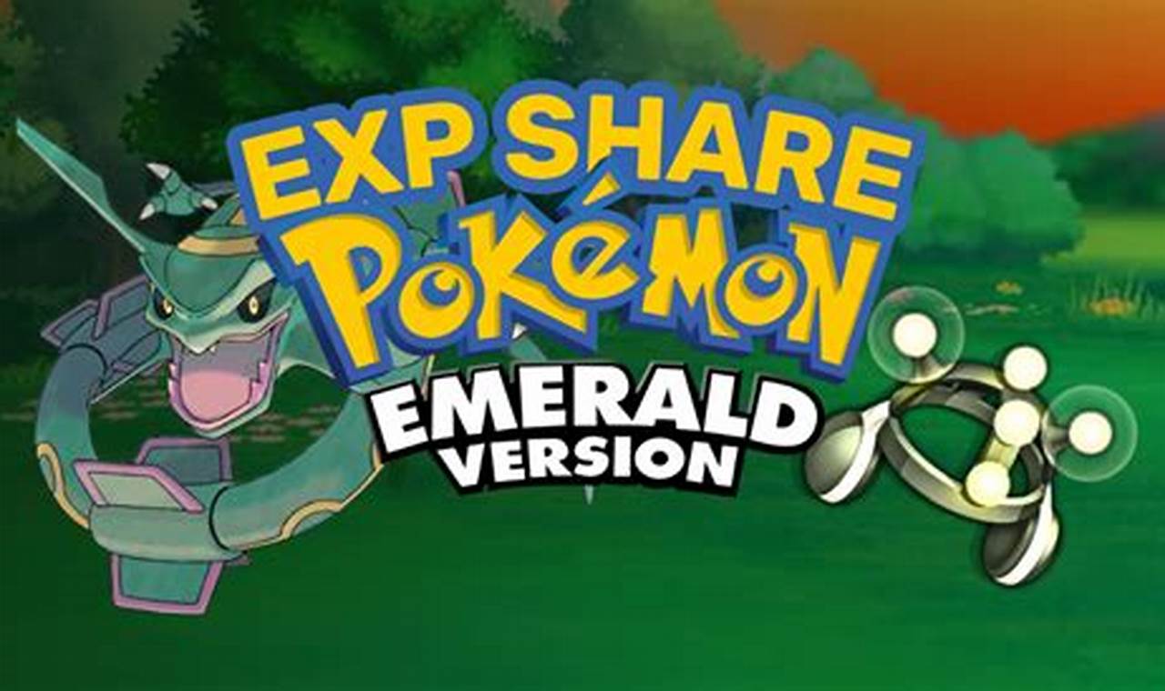 Level Up! Pokmon Emerald Experience Share Guide