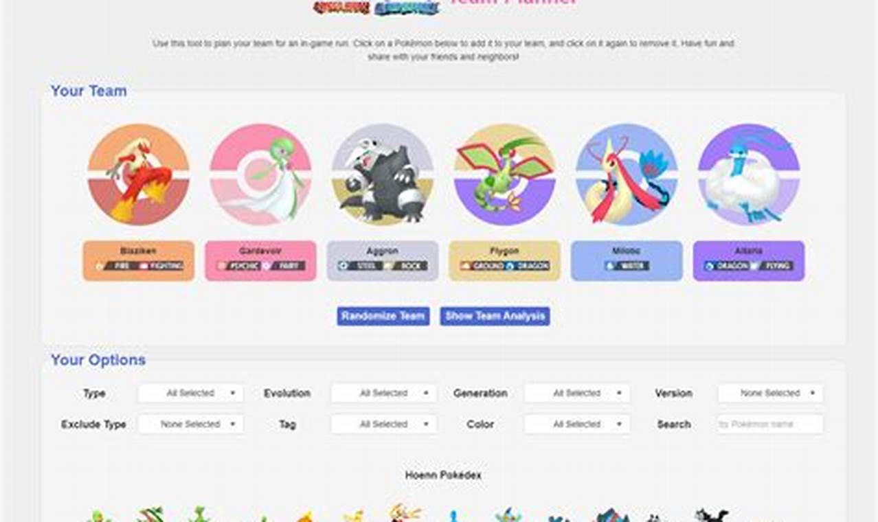 Best Random Pokemon Team Builder Tool: Get Your Team!