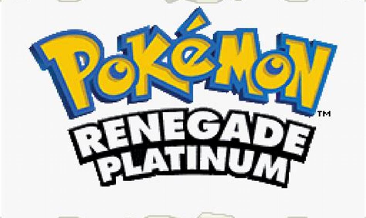 Get Pokemon Renegade Platinum ROM Download: Enhanced Platinum!