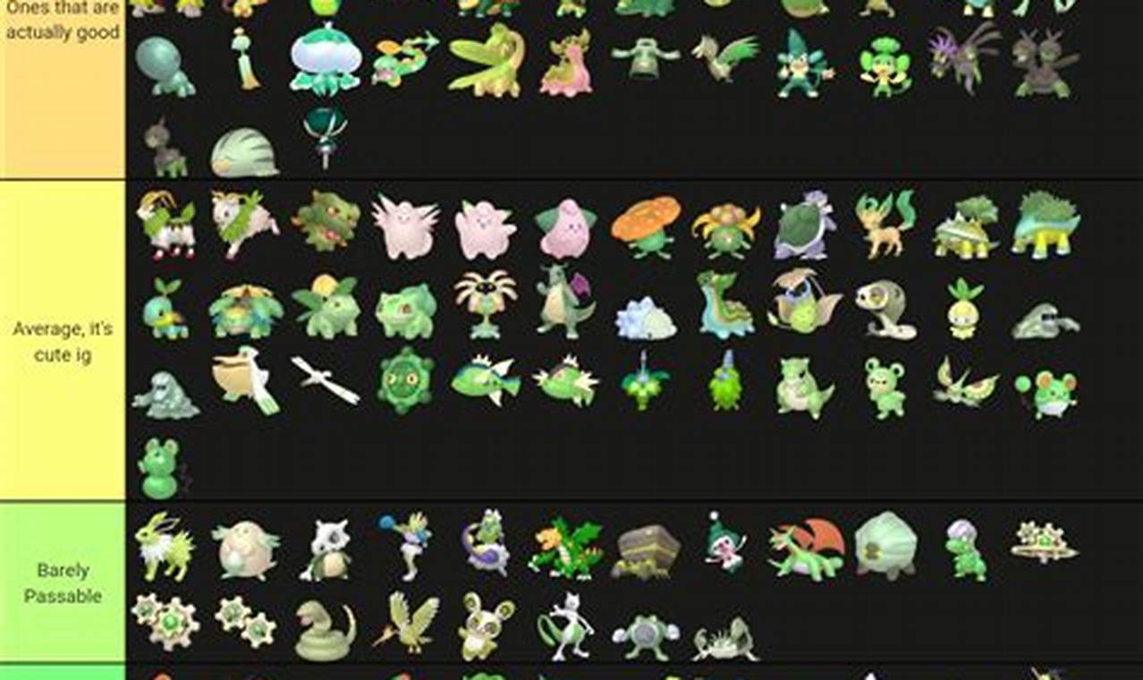 Catching Green Shiny Pokmon: A Collector's Guide