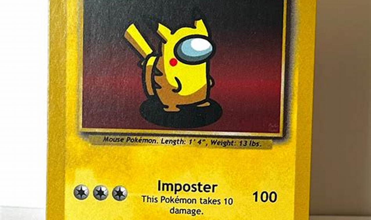 Identify Imposter Pokemon: Mimicry in the Pokemon World