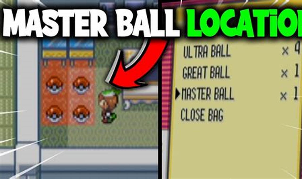Get Master Ball in Pokemon Emerald: Guide & Tips!