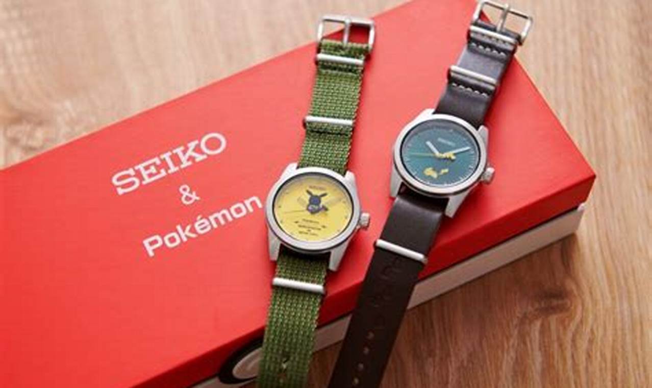 Dive into Seiko Pokemon Watch: Collectible Timepieces!