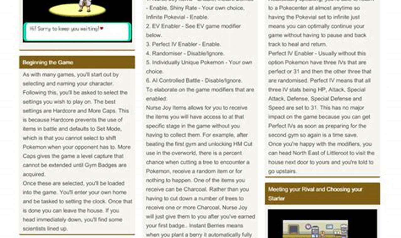 Guide: Pokemon Inclement Emerald Cheat Codes & Hacks