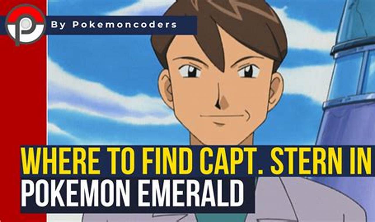 Pokemon Emerald: Finding Captain Stern's Location Guide