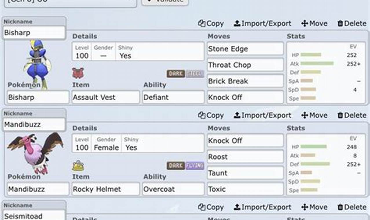 Build the Best Pokemon Showdown Team: Dominate!